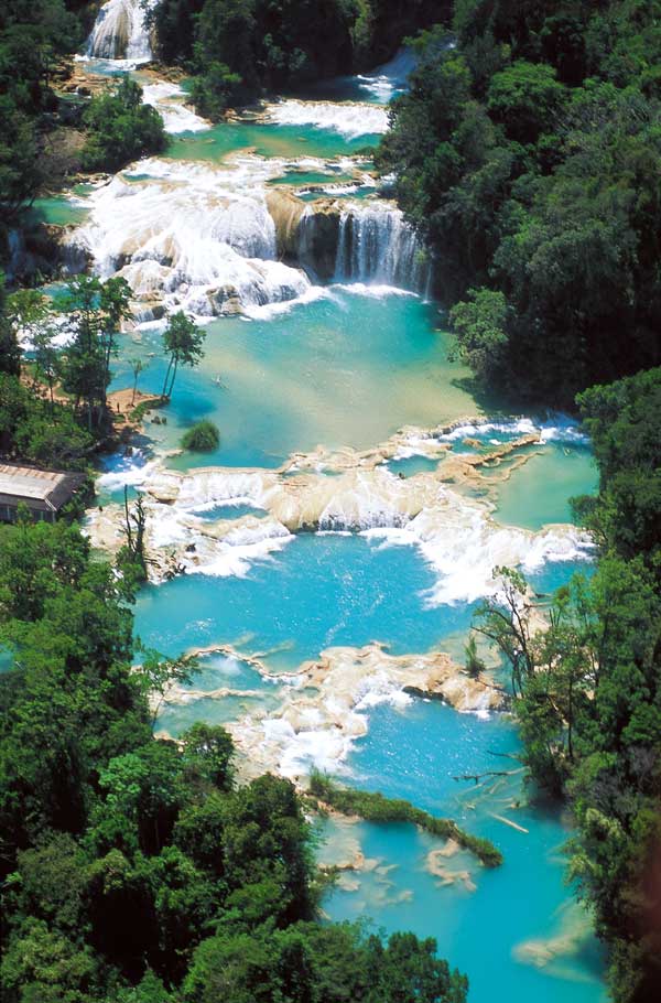 Las Cascadas de Agua Azul