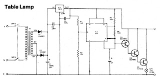 Electronic & Computer: 555 Table Lamp Circuit