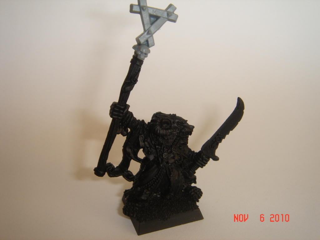 What? Me paint?: Skaven Grey Seer Tutorial by:Squeek