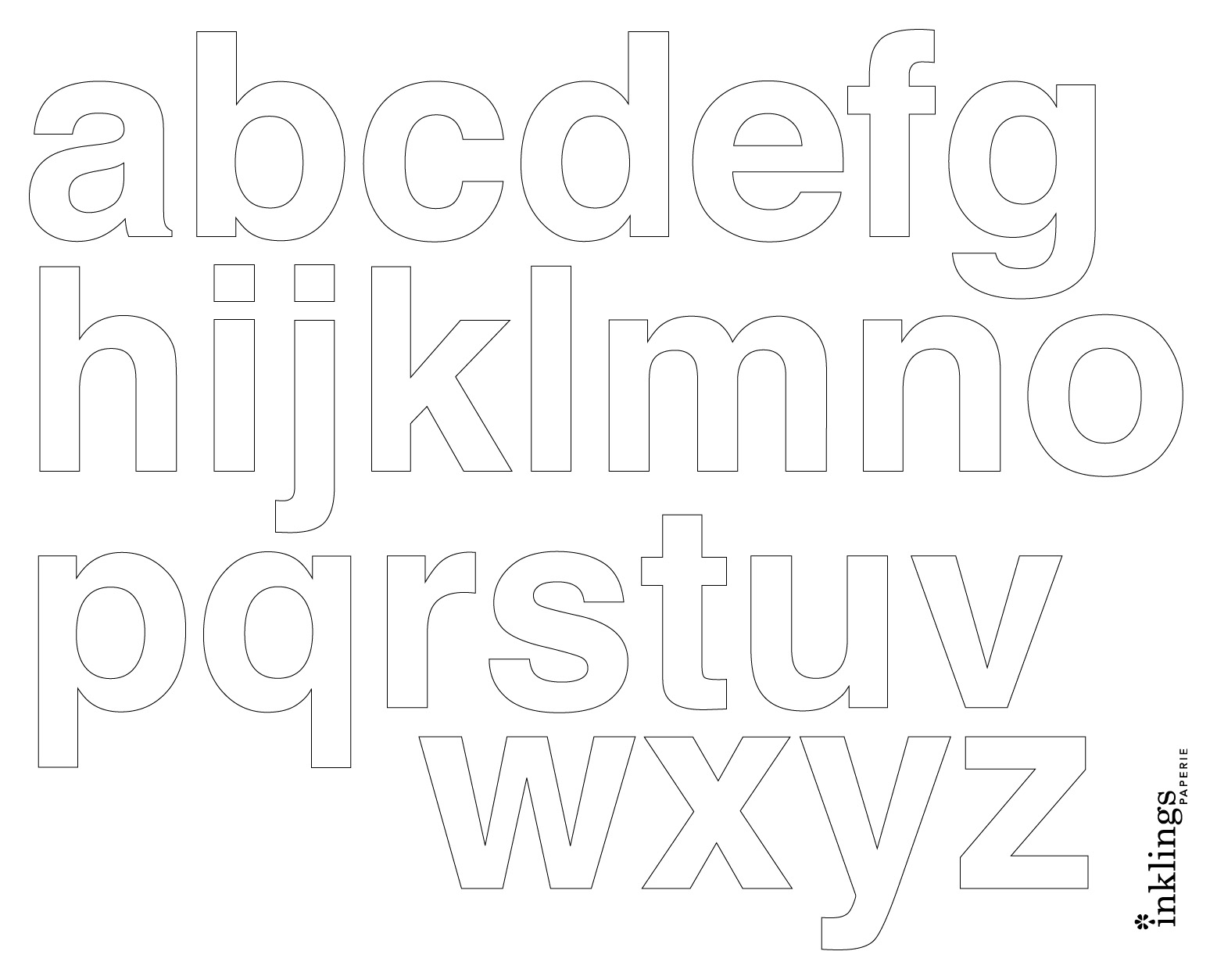 Inklings Paperie: DIY monogram giftwrap