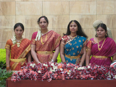 SharadVilaas: Girls in a south indian marraige held in hyderabad.