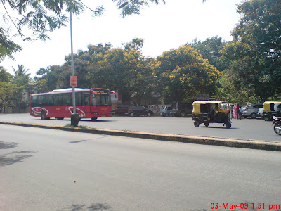 NAGORAJN: BMTC Bus Stop converted to Parking Lot : BTM