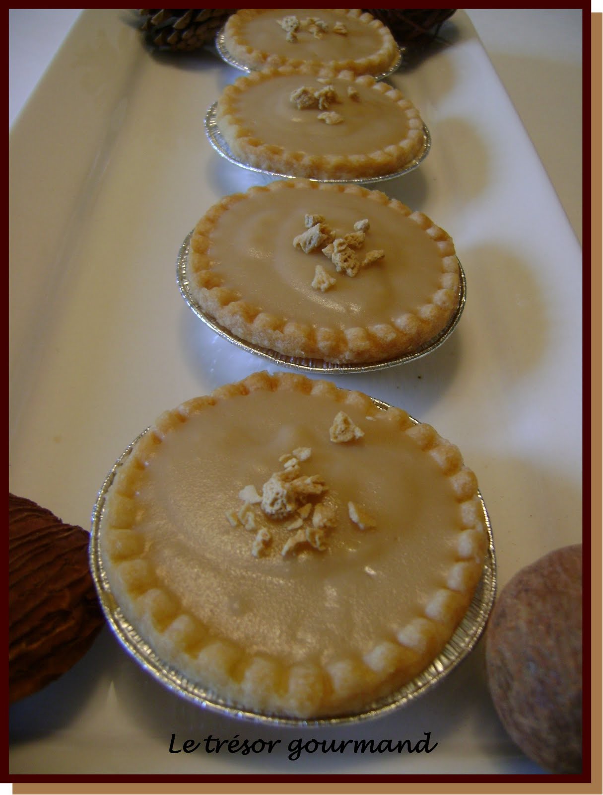 LE TRÉSOR GOURMAND: TARTELETTES AU CARAMEL AU BEURRE