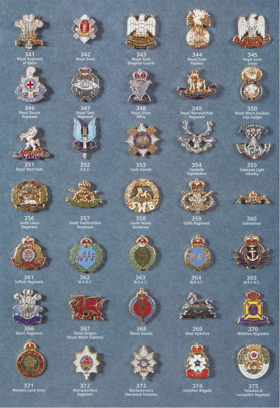 "Tweedland" The Gentlemen's club: MILITARY PINS AND EMBLEMS (Click to ...