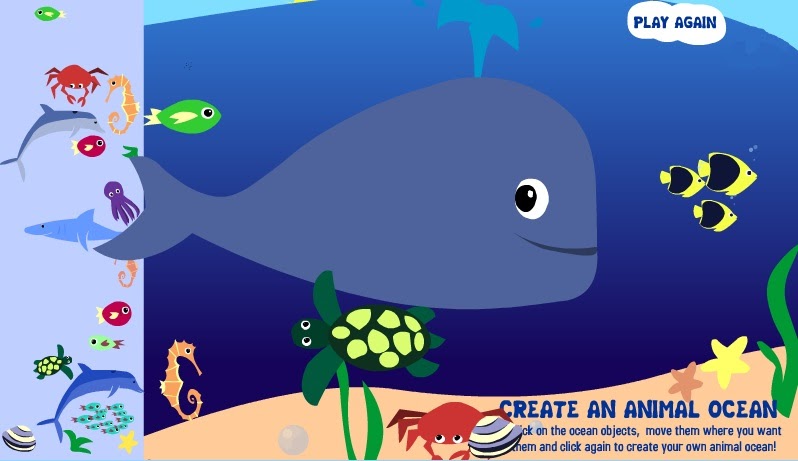 English at the Park: Create an Animal Ocean (1st and 2nd grade)