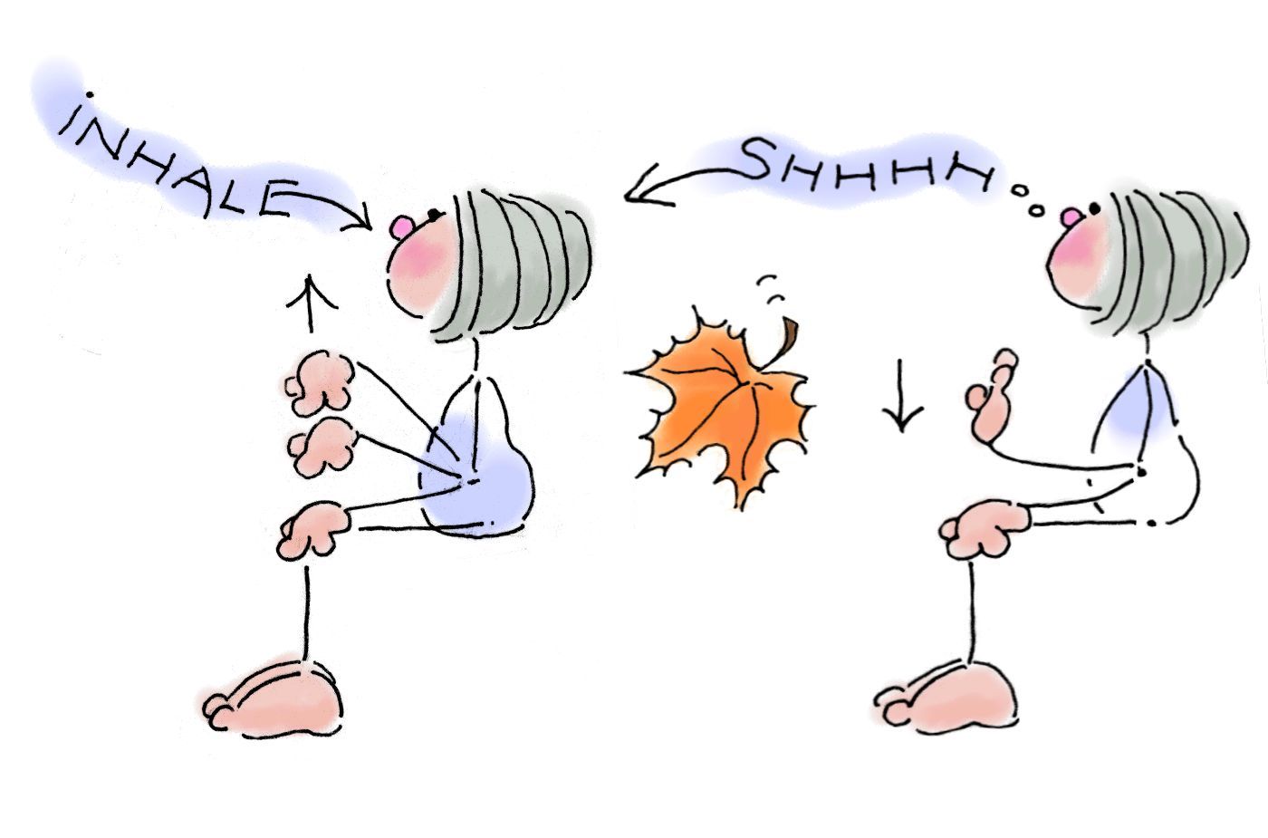 Breathing Deep Exercises: Falling Leaf Breath