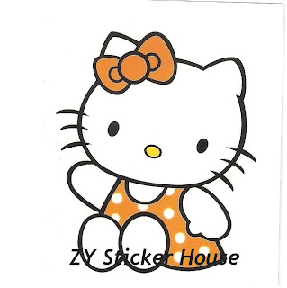 ZY Sticker House: New Arrivals!!! Hello Kitty Vinyl Window Sticker