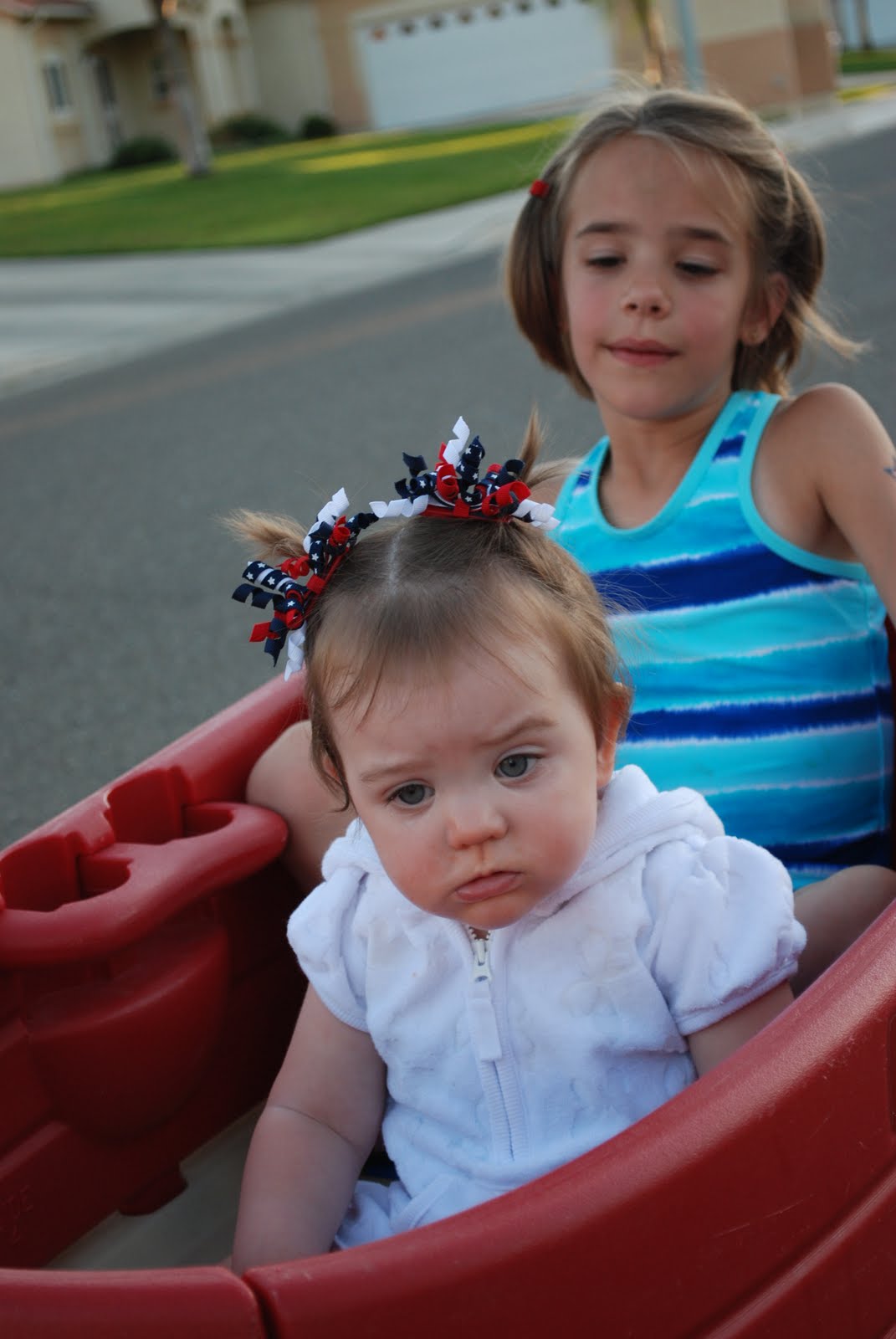 This is My Blog Attempt: Teagan and Matthew in the Wagon