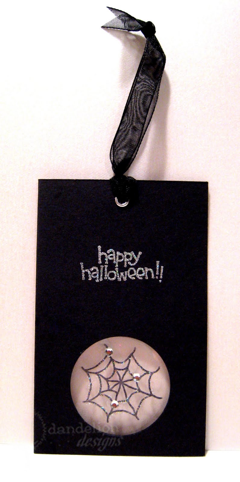 Dandelion Designs: Spider Web Card