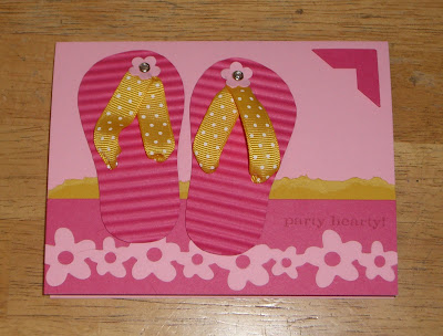 elissa creates: Make a Flip Flop Card!