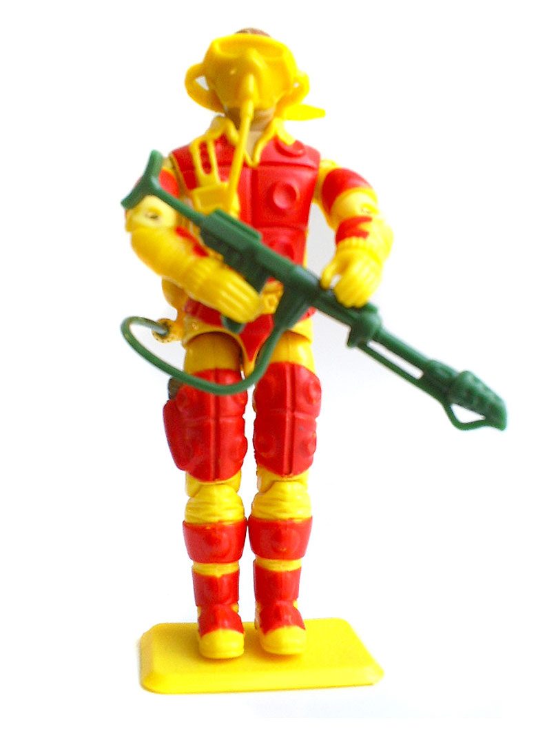 GiJoe EL REAL HEROE AMERICANO: • BLOWTORCH "1984" ( Flamethrower )
