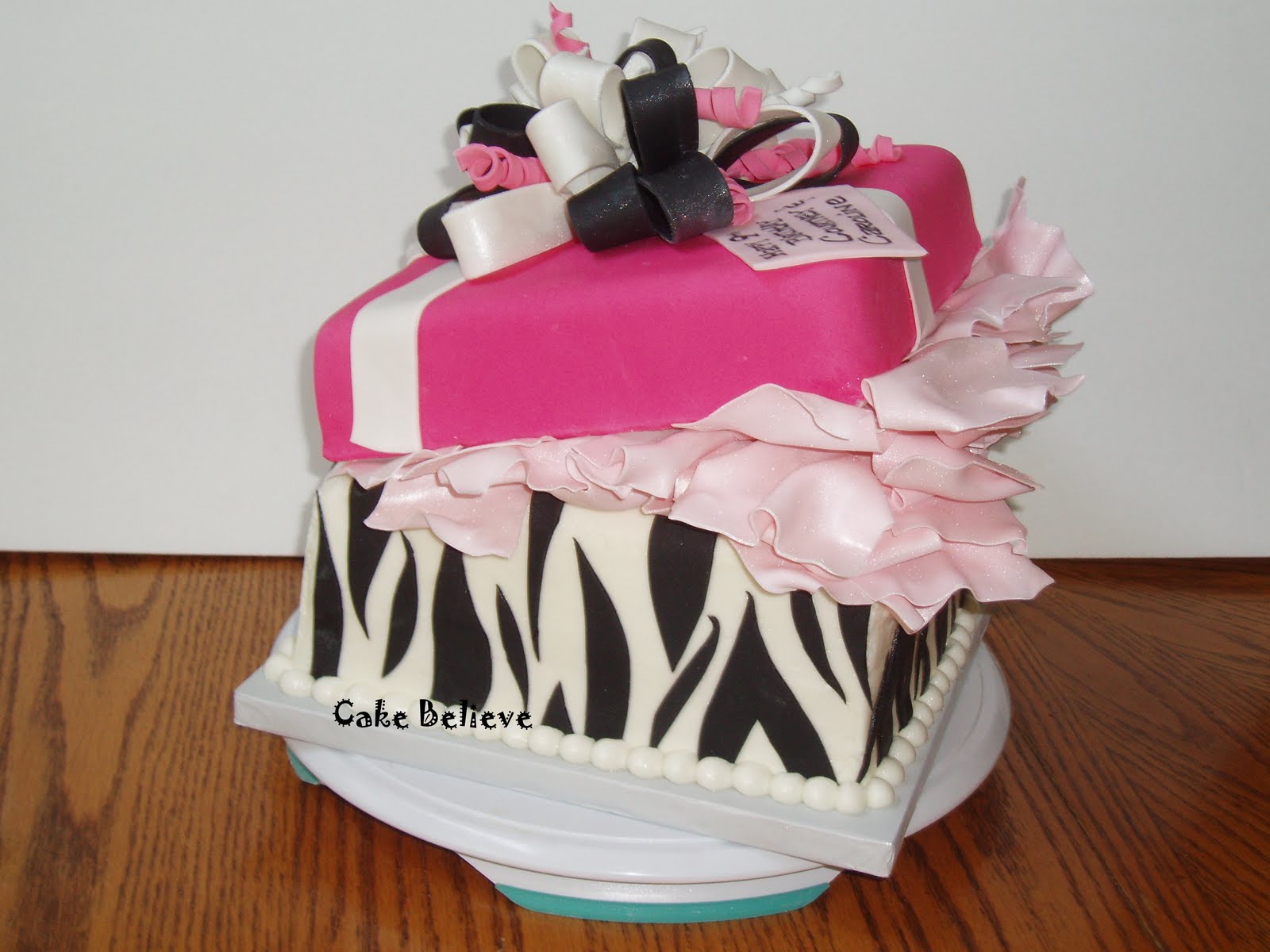 Cake Believe: Zebra Gift