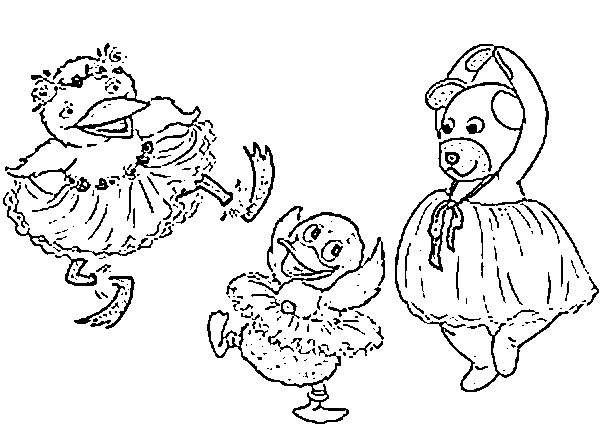 Sparet er tjent: Bamse og Kylling tegninger