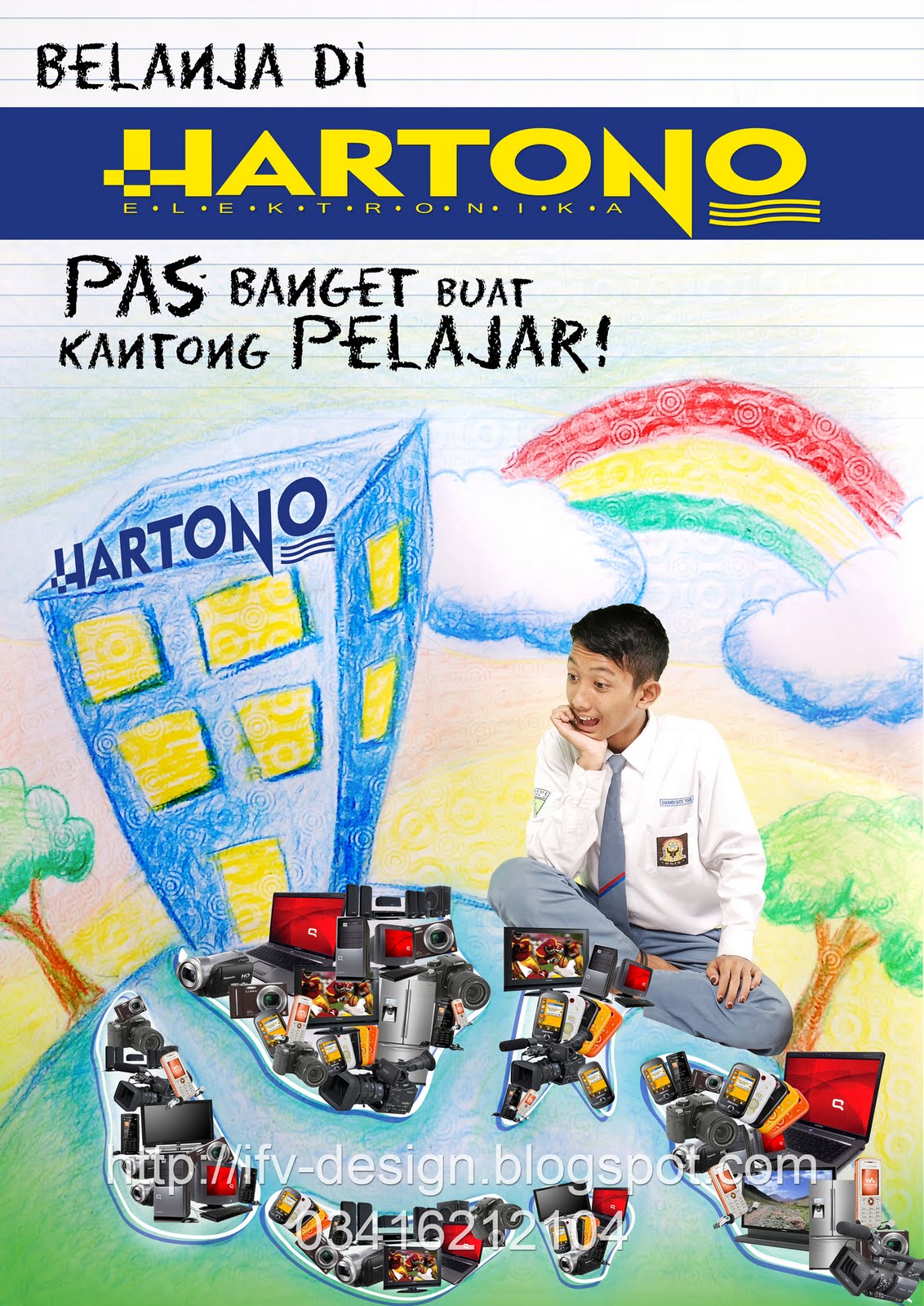 ifv graphic design: pemenang lomba poster hartono electronics
