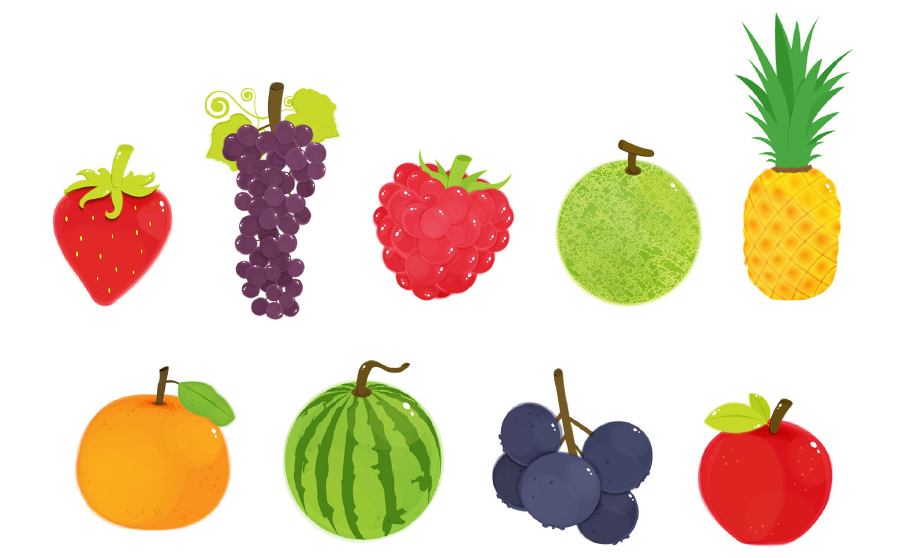 melani olivia: fruit illustration..