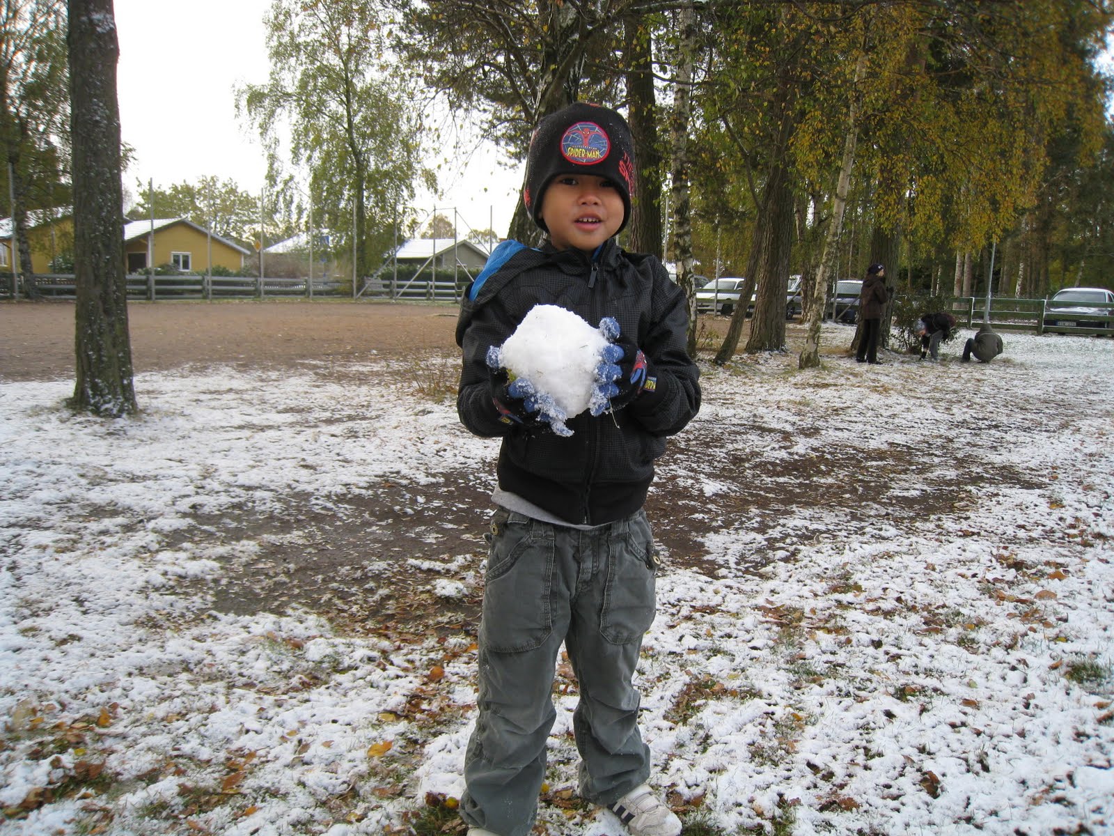 Förskoleklass B: Första snön....