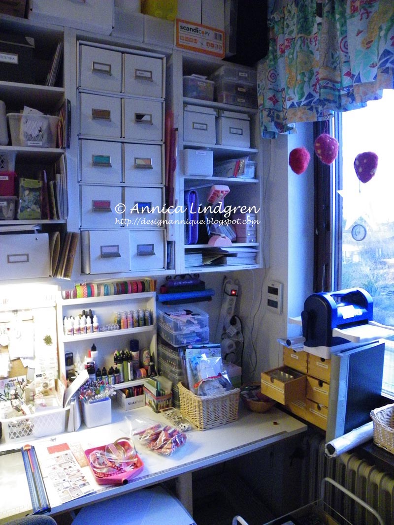 DesignAnnique: Rundtur i mitt pysselrum!