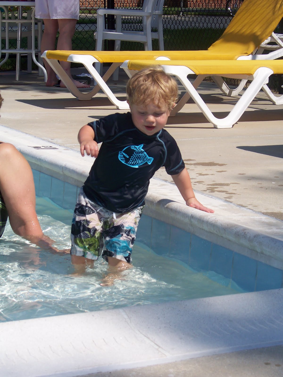Coastie Mama Logs: Beach Babe does the pool!