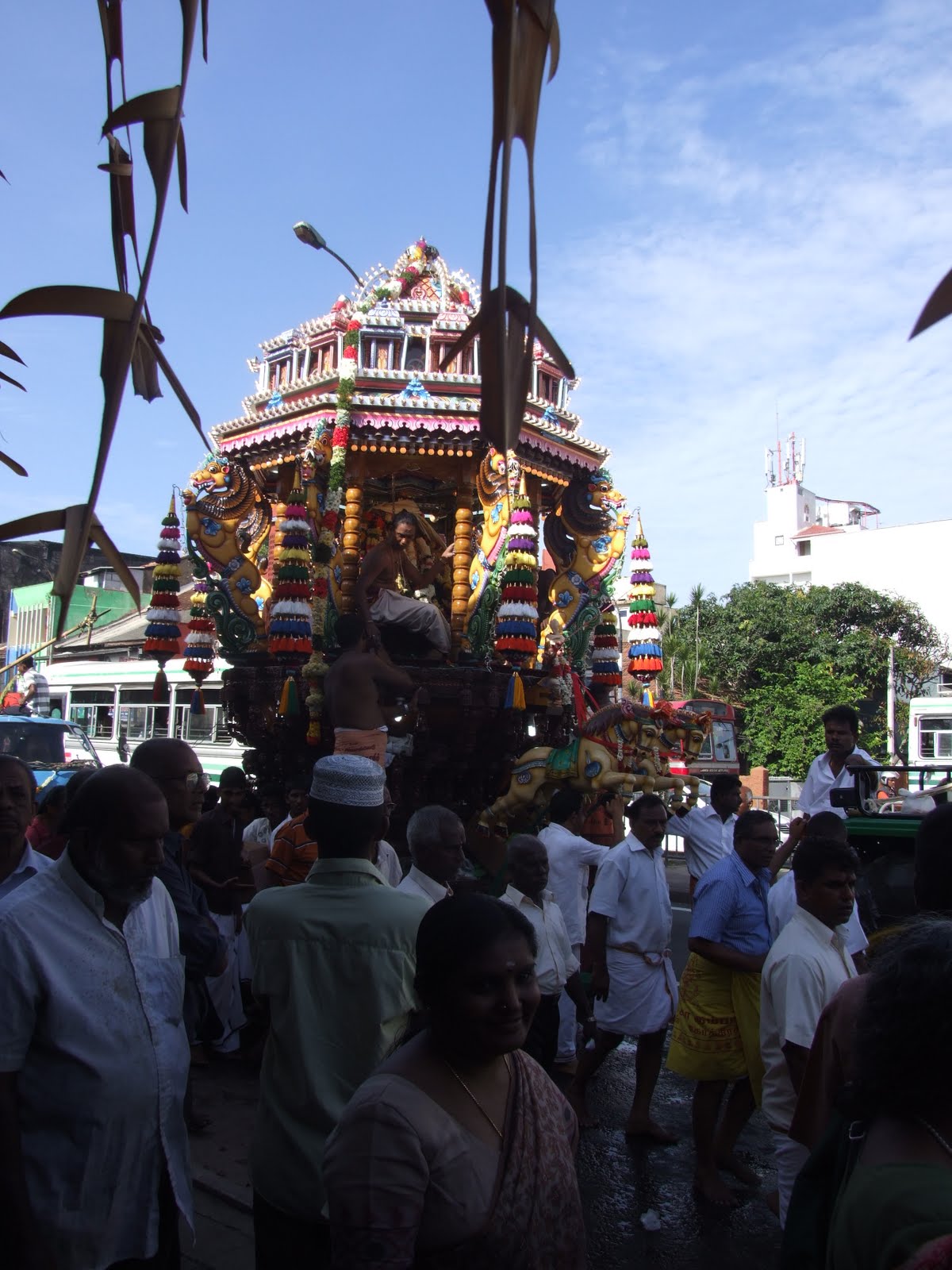 Passion Parade: A Charming Aadi Vel Cart Parade in Colombo