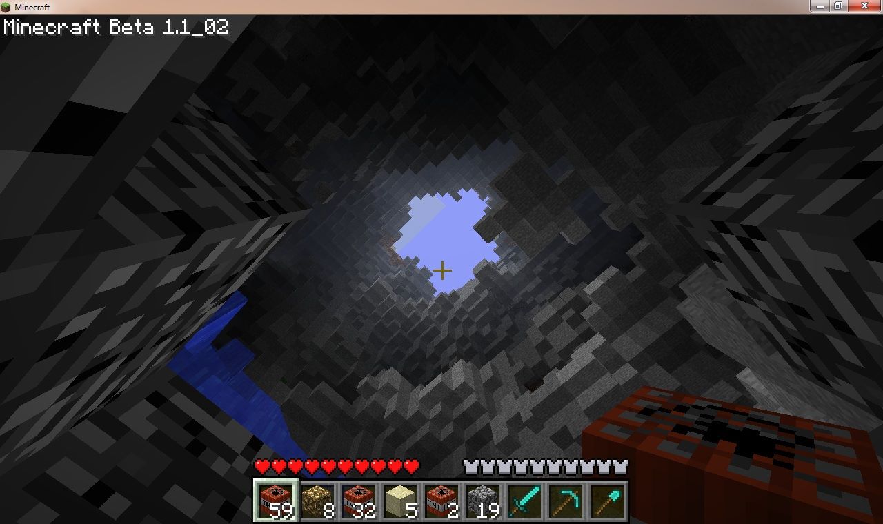 Exit: Hole in the floor. Minecraft