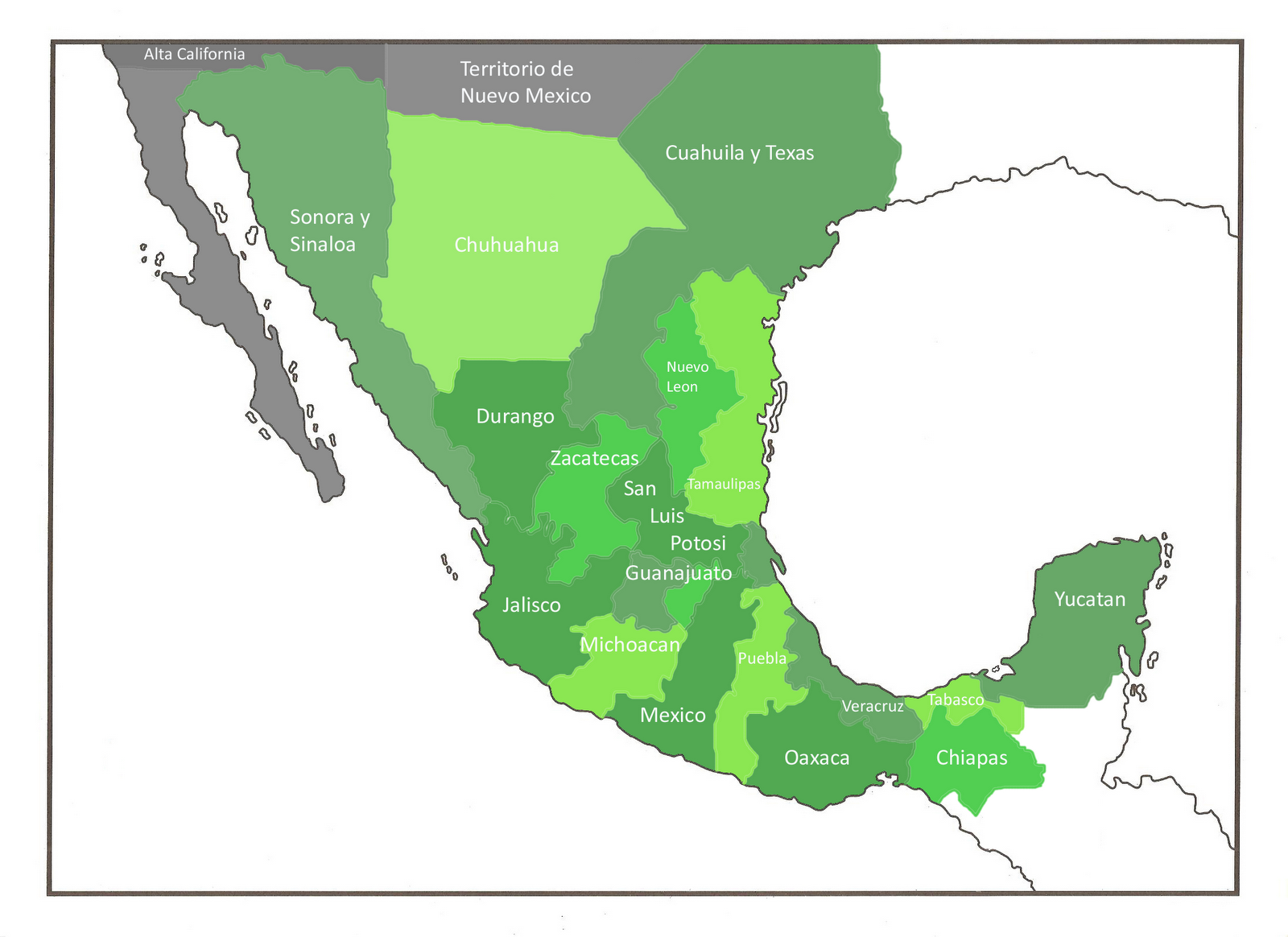 Soñando un Mexico Mejor: Mexico 1824