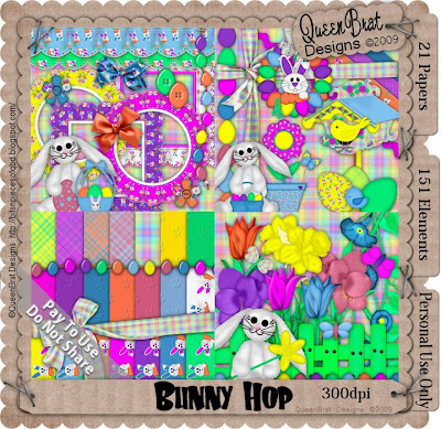 Bits N Pieces Of QueenBrat Designs: New Kit, New Tutorial and some freebies