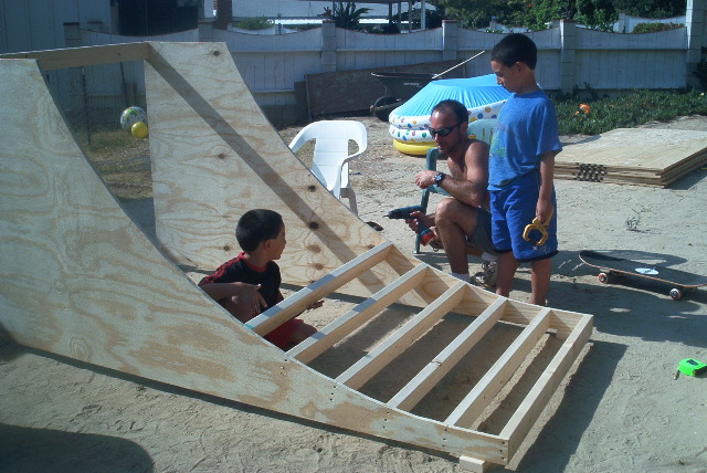 Daren Sefcik: Homemade Skateboard Halfpipe