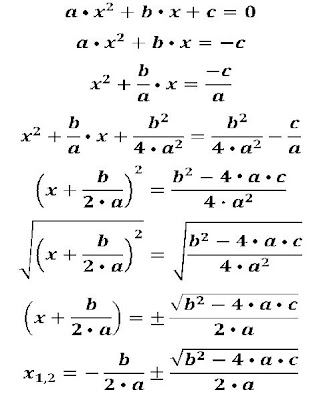 Matematicas Maravillosas: Fórmula de Baskara, ¿Cómo se deduce?