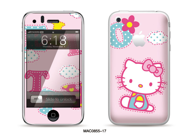 i♥hellokitty: Pre order hello kitty Iphone 3gs deco skins