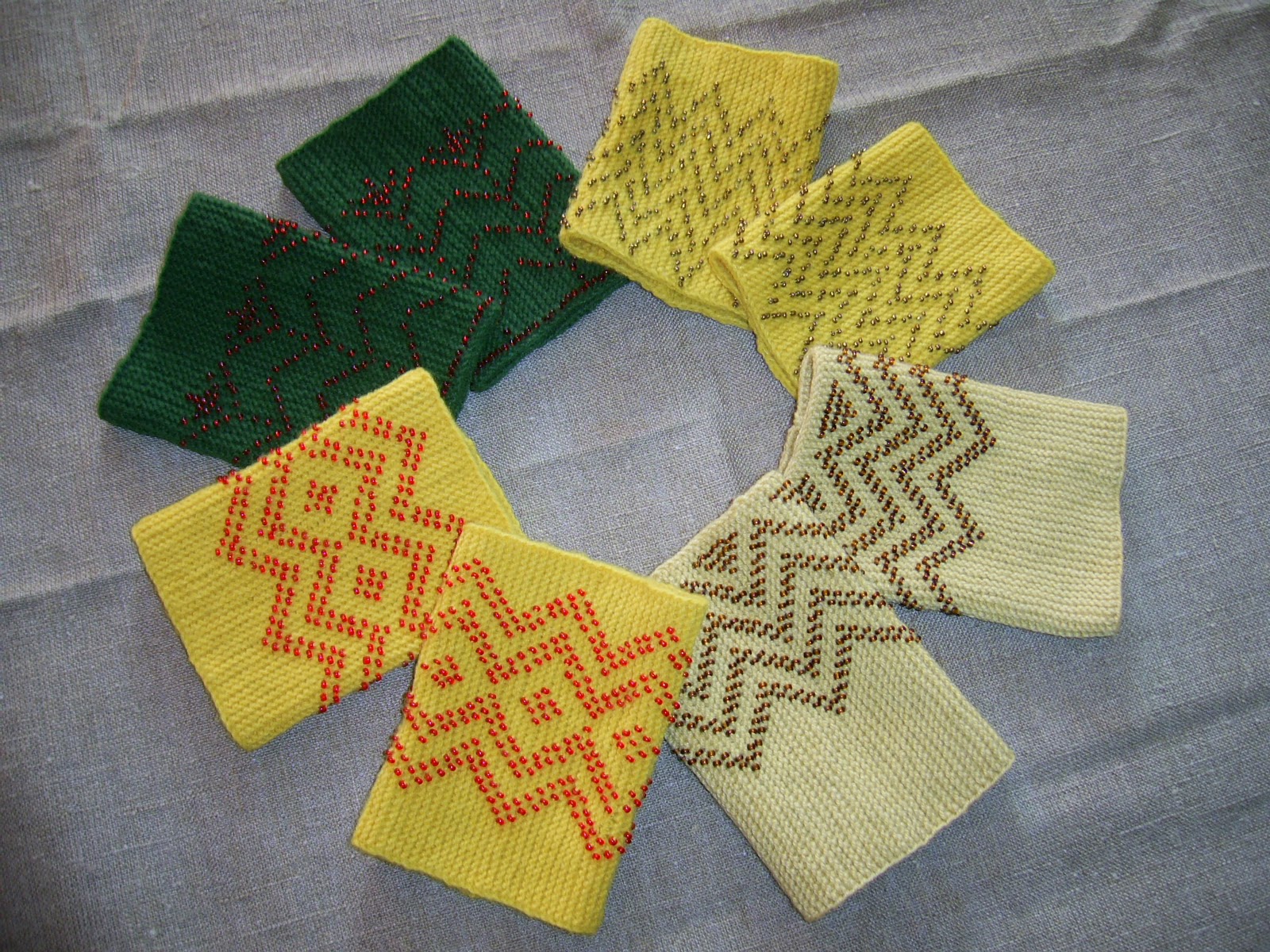 mano lino nėriniai: Mano riešinės