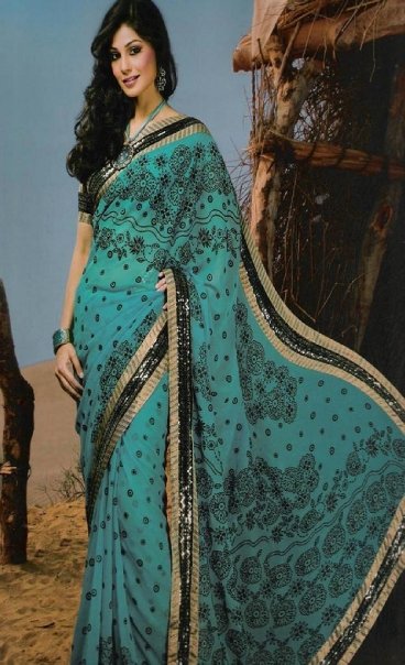 Fashion World: Eid UL Fitr Shari Fashion For Women