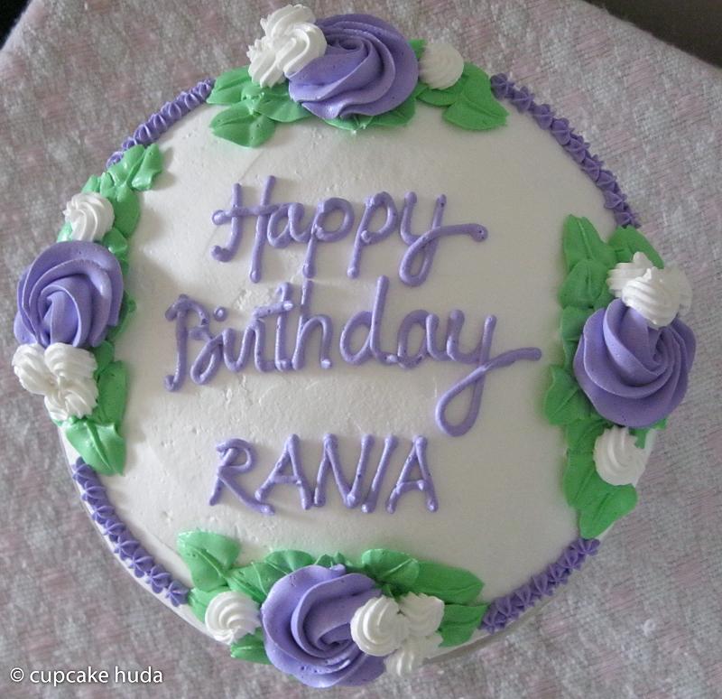 Happy Birthday Rania - Puteri | cupcake huda