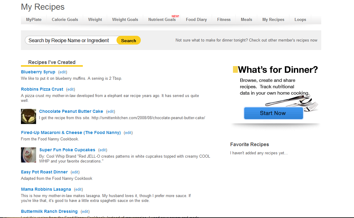 Picking up where we left off...: My Daily Plate