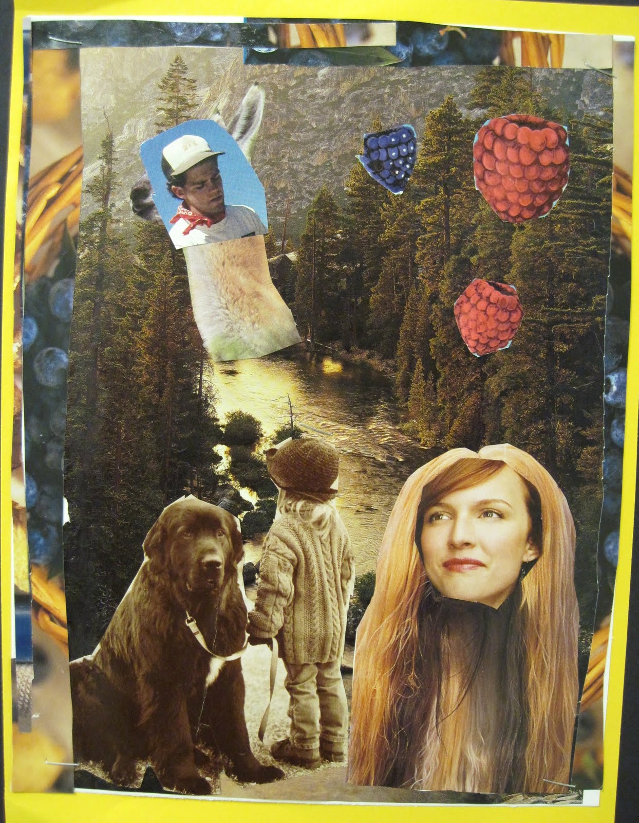 There's a Dragon in my Art Room: Surrealism again - 4th grade collages