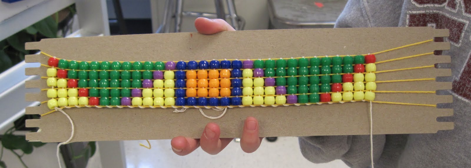 There's a Dragon in my Art Room: Wampum belt preview