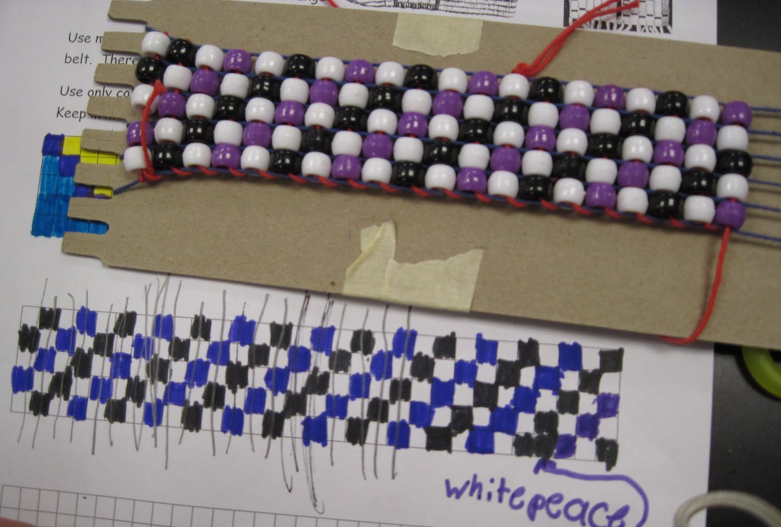 There's a Dragon in my Art Room: So many questions! Wampum belts part 2