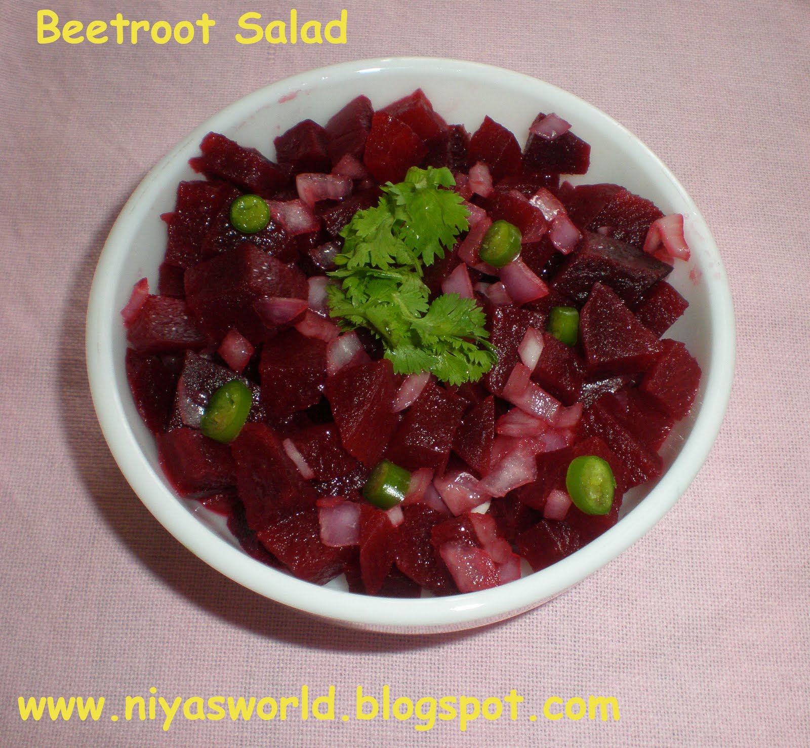 Niya's World: Beetroot Salad