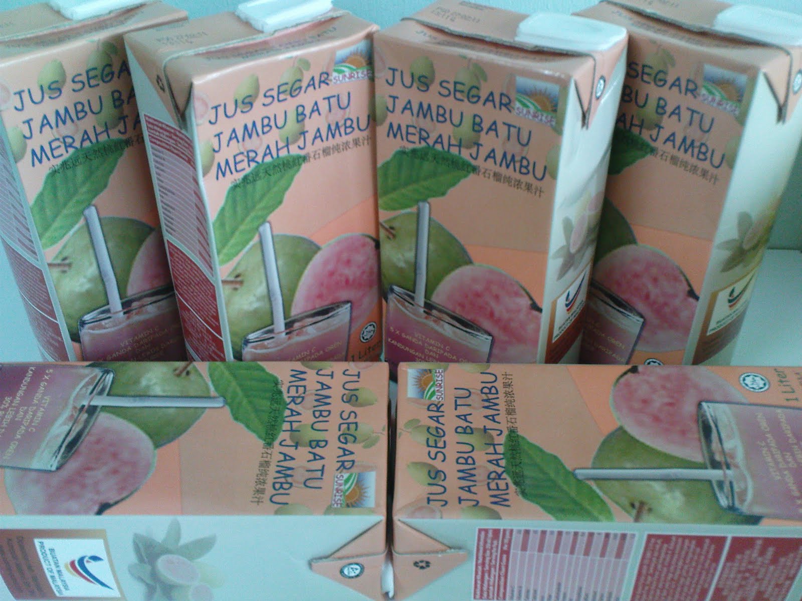 Mengkuang Berduri: Jus jambu batu merah jambu