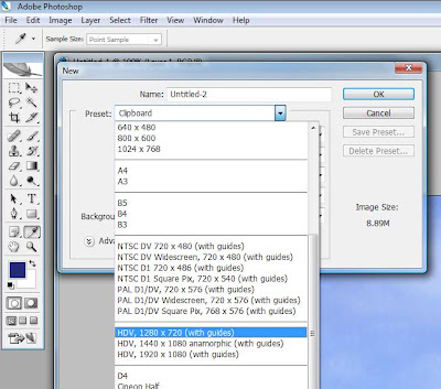 Moto Grand Prix Manager: Photoshop with Title Safe Area Guides