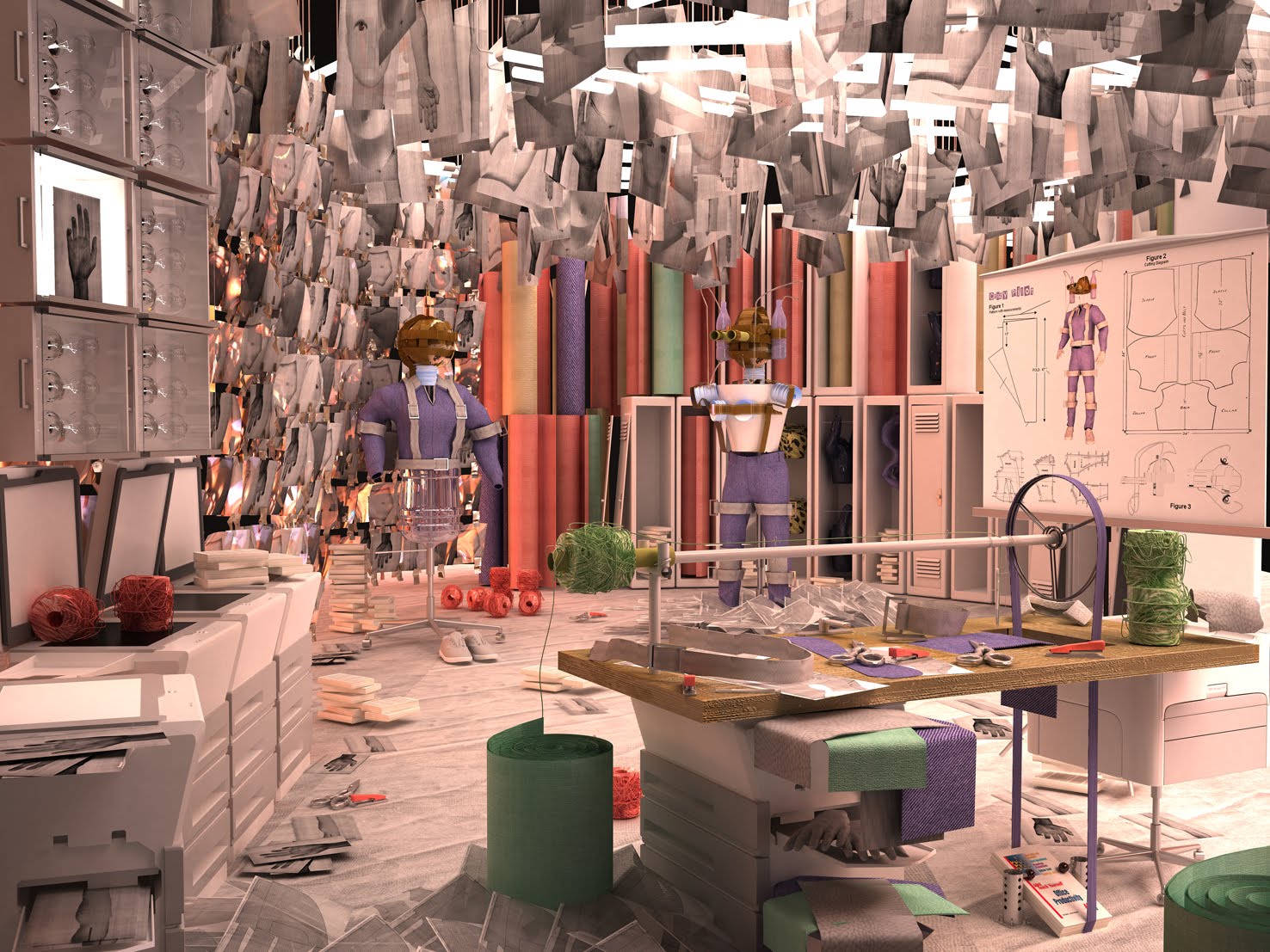 Hybrid Architectures through Narrative: Tailor Photocopier Room