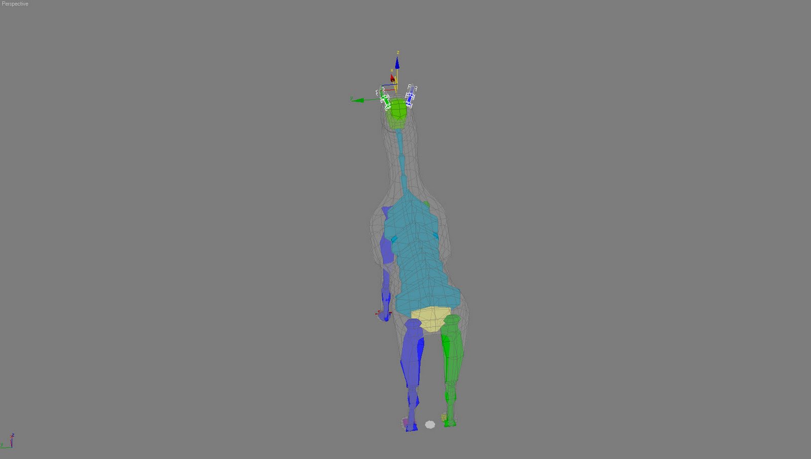3DS Max Animation: horse biped