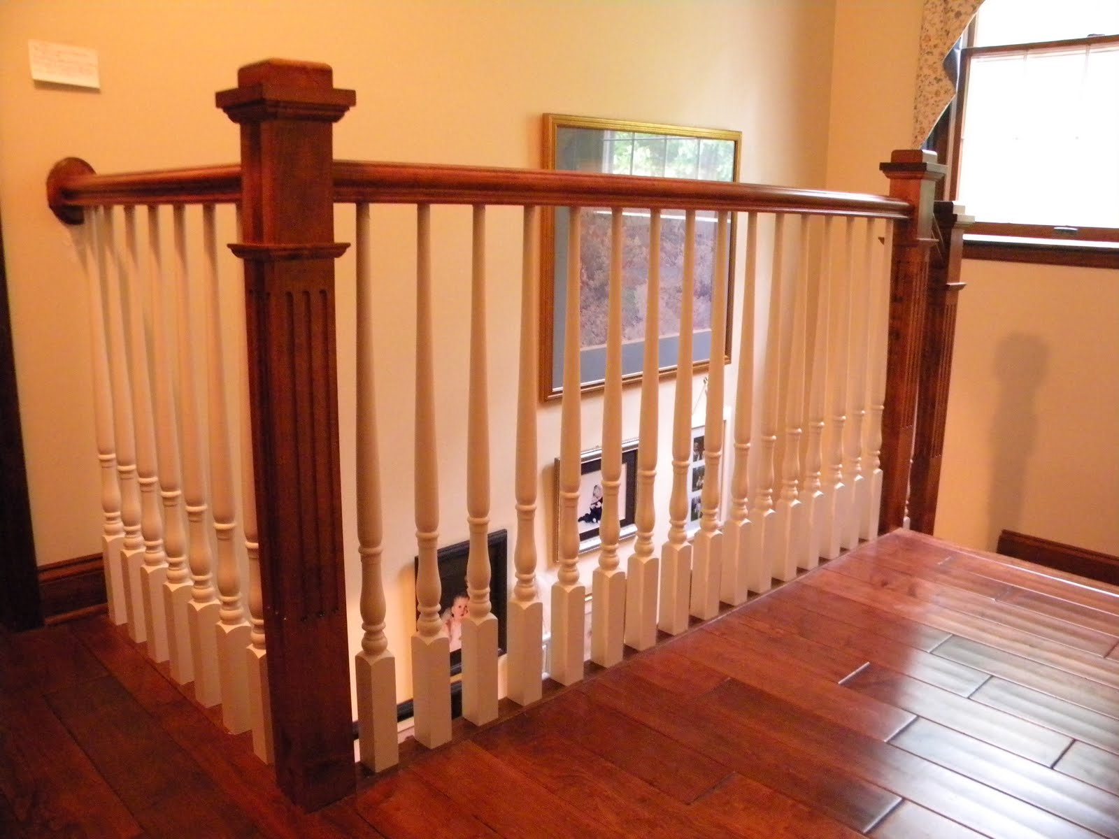 Wood Stairs and Rails and Iron Balusters: Maple Victorian Newel Post ...