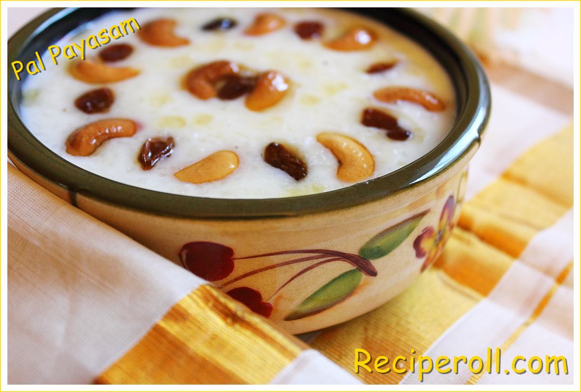 Pal Payasam (Rice Pudding) - Onam Special Payasam