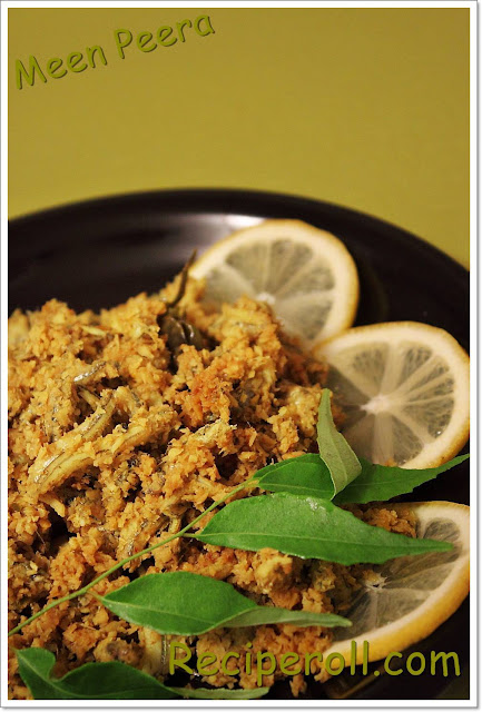 Meen Peera / Anchovies In Spicy Coconut Mixture