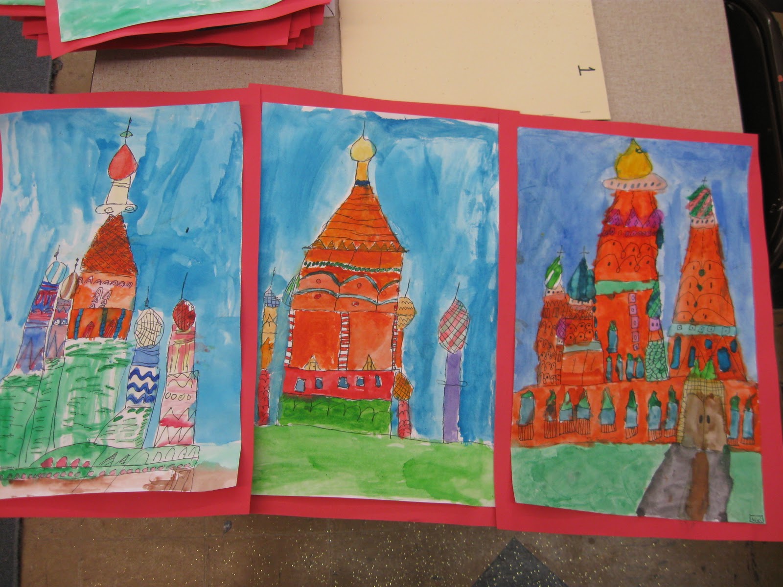 The Paper Pear: Finished St. Basil's Cathedral Projects