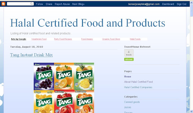 Cogito Ergo Sum: Halal Certified Food Listing is now available