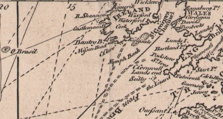 Antique Prints Blog: Mythical Islands: Brasil