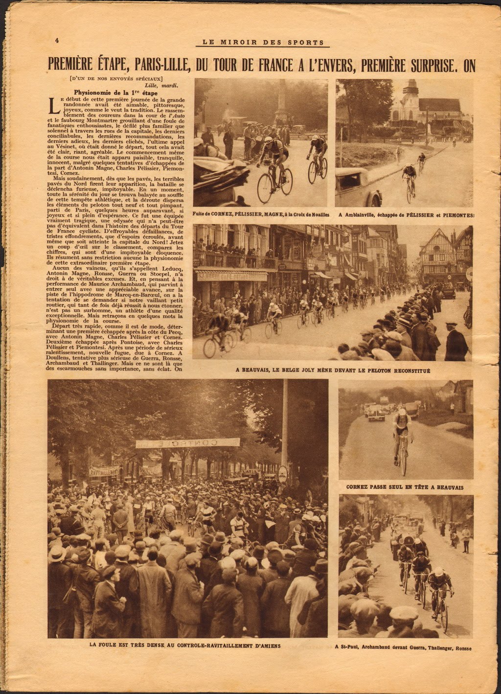 Cycling Passions: 27th - Tour de France - 1933