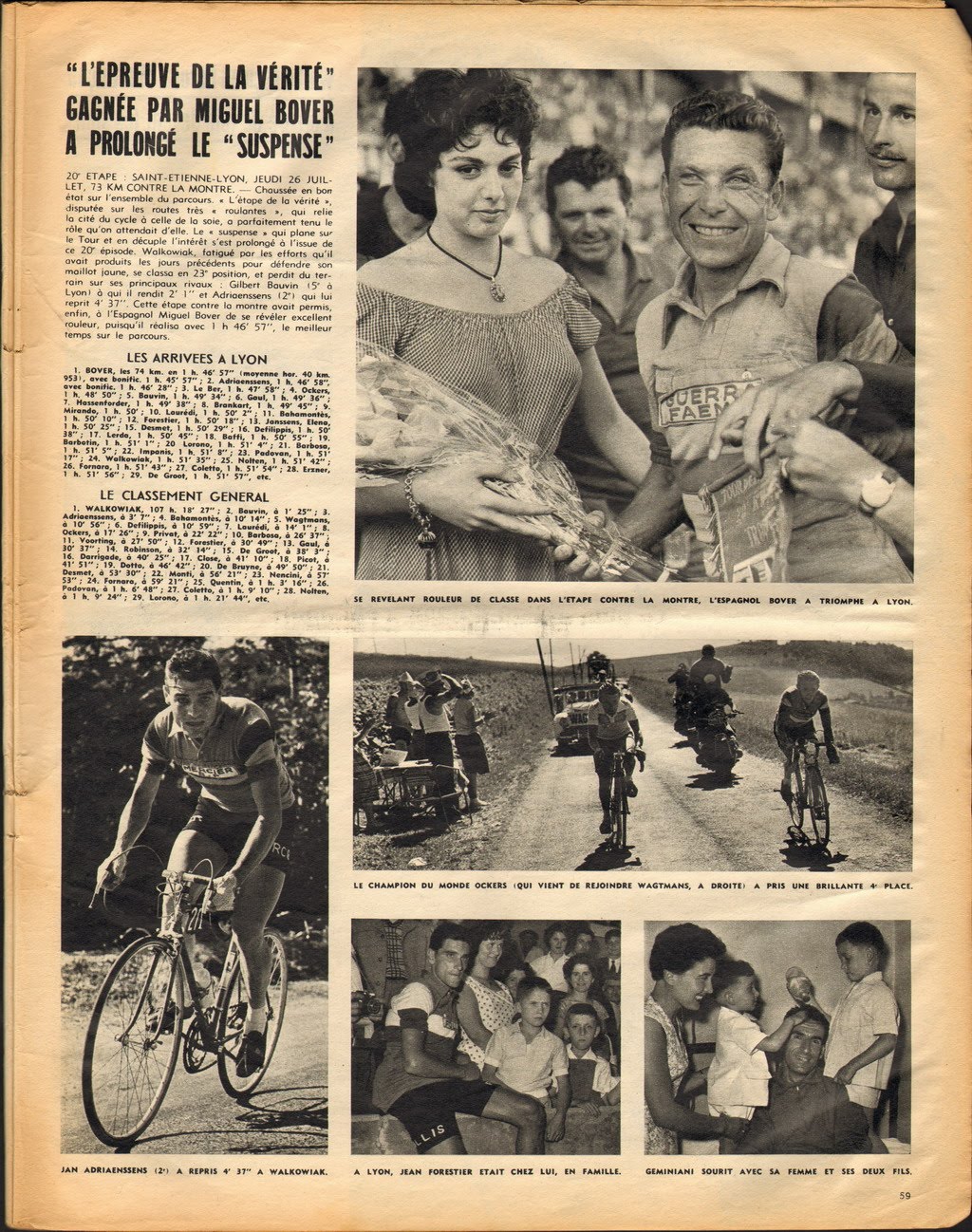 Cycling Passions: 43rd - Tour de France - 1956