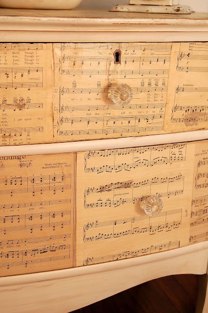 Sheet Music Dresser Tutorial | Miss Mustard Seed